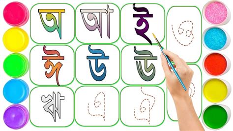 বাংলা ব্যঞ্জনবর্ণ ক খ গ ঘ ছবি দেখে ব্যঞ্জনবর্ণ শিখি Bangla