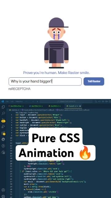 Make Raster Smile Captcha Css Animation Youtube