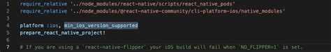 Pod Install Is Giving A Minimum Deployment Target Error When My App Is Set Up Correctly With Ios