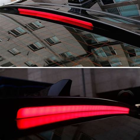 Sm6 리어 스포일러 글라스윙 루프 바이저 면발광 Led 홈플러스 택배배송