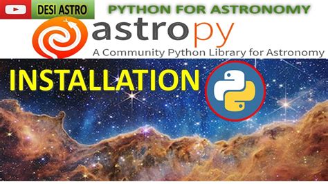 How To Install Astropy Python Library Python For Astronomy