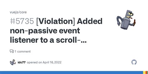Violation Added Non Passive Event Listener To A Scroll Blocking