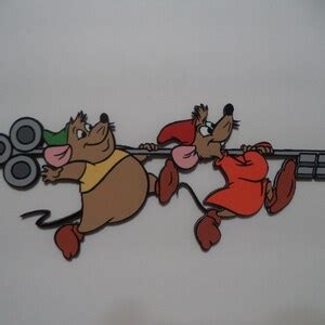 NEW IMPROVED Cinderella S Jaq Gus Running With The Key Etsy