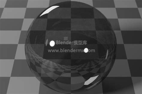 Blender粗糙污渍玻璃材质球纹理贴图下载 Blender模型库
