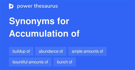 Accumulation Of Synonyms 674 Similar Words And Phrases