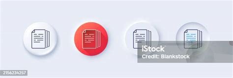 문서 복사 줄 아이콘입니다 문서 파일이 서명과 중복됩니다 선 아이콘 벡터 3차원 형태에 대한 스톡 벡터 아트 및 기타 이미지 3차원 형태 고급 관료 Istock
