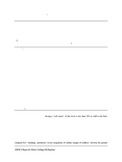 Pushover Analysis Of Rcc Building With Soft Storey At Different Pdf Structural Engineering