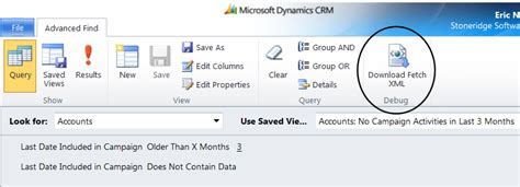 Crm Online Reporting With Fetchxml How To Use Data In The Report