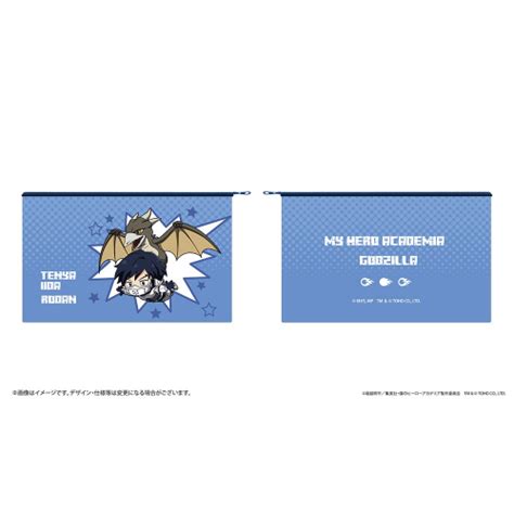 [24년 11월 발매] 나의 히어로 아카데미아 고질라 콜라보 공식 플랫 파우치 이이다 텐야 나히아 히로아카 애니 공식 굿즈 ~24 09 26 도키도키굿즈