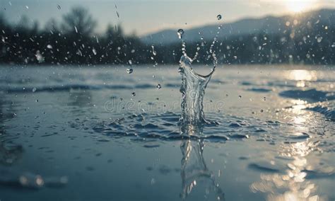 Water Splashing On The Surface River Stock Illustration Illustration Of Textured Ripple