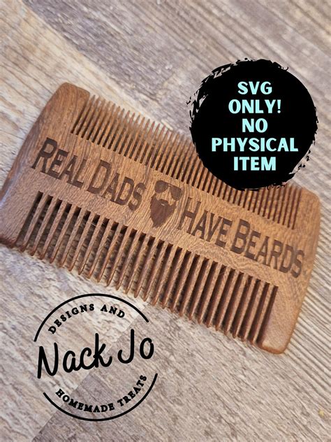 Beard Comb Svg Beard Svg Beard Comb Beard Comb Laser File Beard