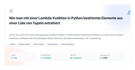 Wie Man Mit Einer Lambda Funktion In Python Bestimmte Elemente Aus