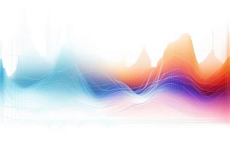 Premium Photo A Computer Screen With A Colorful Wave Pattern On It