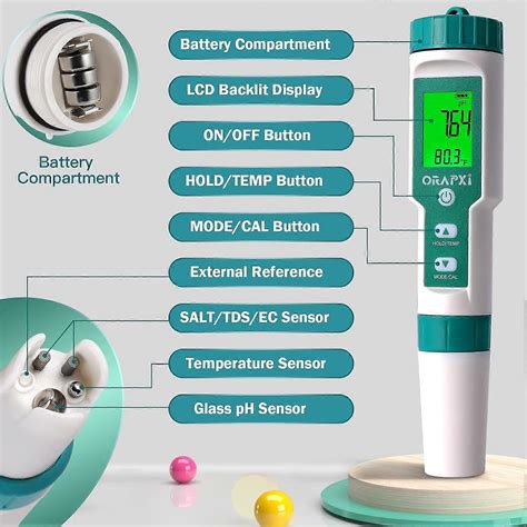 Pool Salt Tester PH And Salt Meter For Saltwater Pool PH Fruugo UK