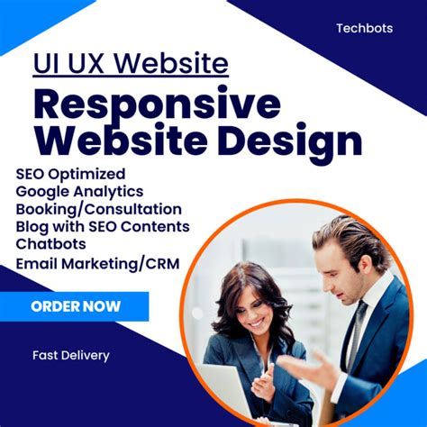 create responsive wordpress website with seo and analytics by teckbot