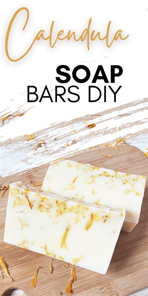 Diy Calendula Bar Soap • The Homespun Table
