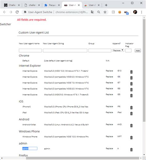 CTF User Agent Internet Lab Ru
