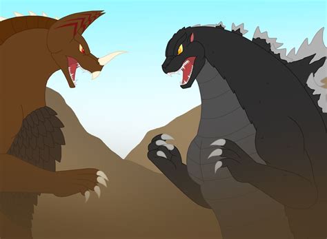 Godzilla And Gomora Ultra Series And 2 More Drawn By Pyrus Leonidas