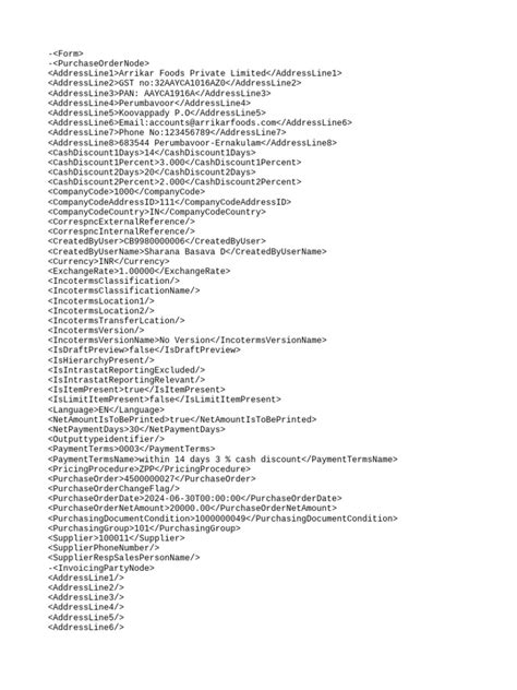 Mapping Xml Pdf
