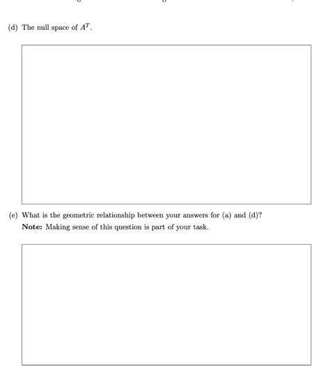 Solved Question 2 Subspaces Let A 1 0 2 2 3 2 Describe