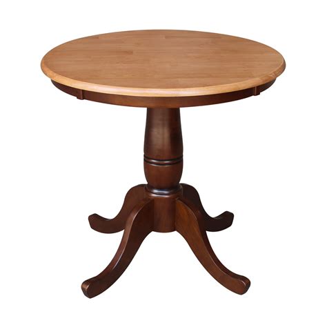 International Concepts Oakdale 30 In Round Top Pedestal Dining Table