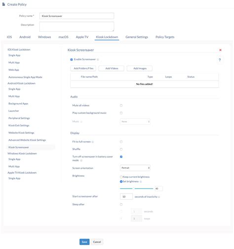 How To Enable Screensaver For Android Devices Locked In Kiosk Mode