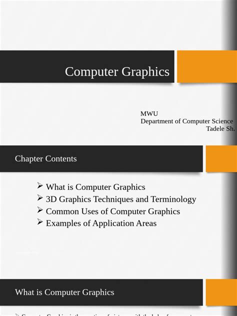 Computer Graphics 1 Pdf
