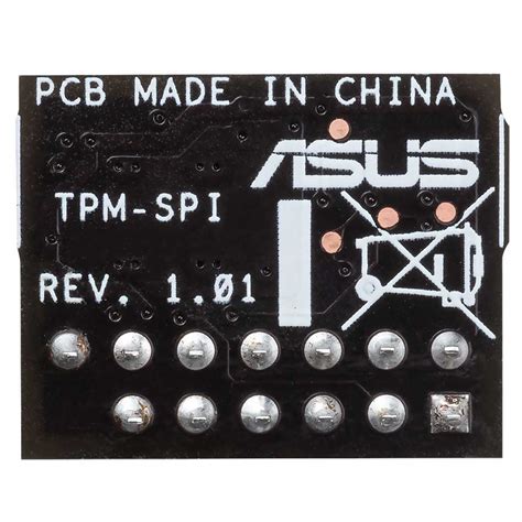 TPM SPI ASUS Trusted Platform Modul 14 Pin SPI Interface TPM