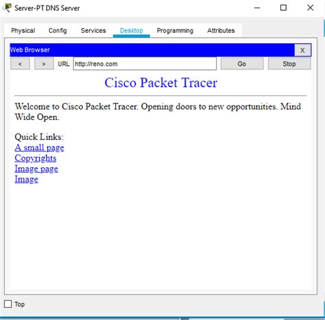Membuat Dns Dan Web Server Sederhana Metode Static Pada Cpt