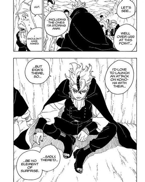 Boruto Chapter 77 Eida Reveals Codes Plan Kawaki Goes Rogue
