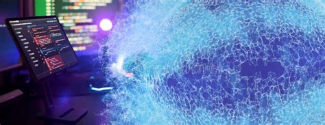 Running Computer Data Programming Coding Script Text On Screen Stock