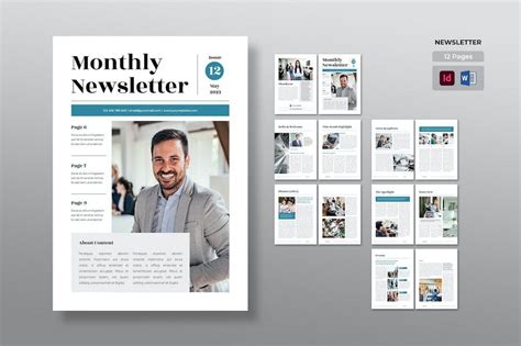 35 Best Indesign Newsletter Templates Free And Premium Shack Design
