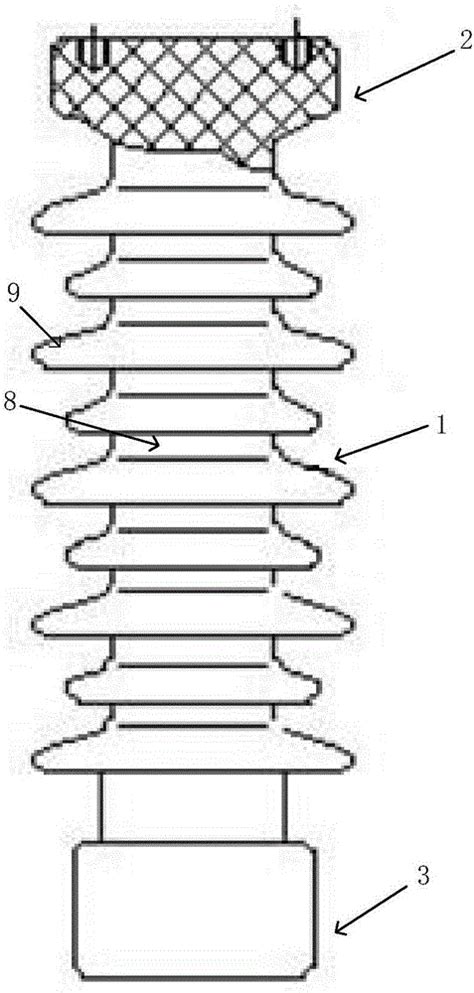 一种空心电抗器用的支柱绝缘子的制作方法
