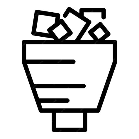 Premium Vector Filter Data Icon Outline Filter Data Vector Icon For