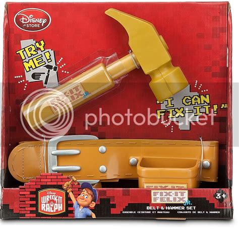 Wreck It Ralph Fix It Felix Jr Tool Belt Hammer Toy Set Sound New Wreck It Ralph Halloween