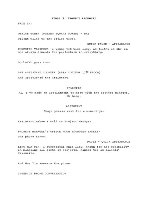 project management script pdf business