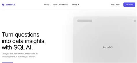 Blazesql Ai Powered Data Insights