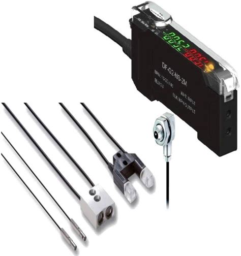 Stainless Steel Fiber Optic Sensor For Electronic Device Color Dark