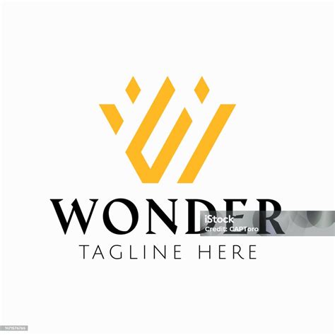 비즈니스 레터 W 로고 브랜드 아이덴티티와 독특한 프리미엄 럭셔리 로얄 골드 0명에 대한 스톡 벡터 아트 및 기타 이미지 0명 개념 건설 산업 Istock
