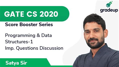 Important Questions Discussion Gate Cs 2020 Programming And Data Structures Part 1