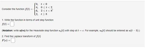 Solved Consider The Function Chegg Com