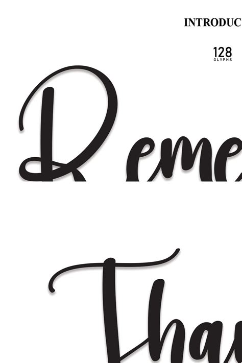 Remember Script Font Masterbundles