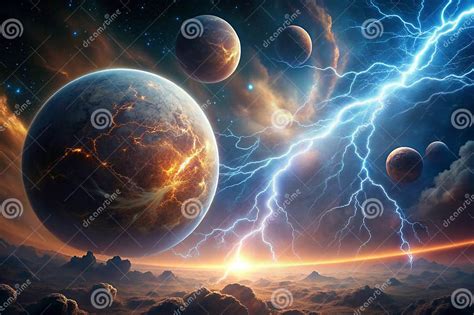 Life Forms That Utilize Electricity Living On A Storm Ridden Exoplanet With Constant Lightning