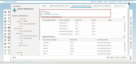 Setup Marketing Permissions Url Mashup Within Sap Sap Community