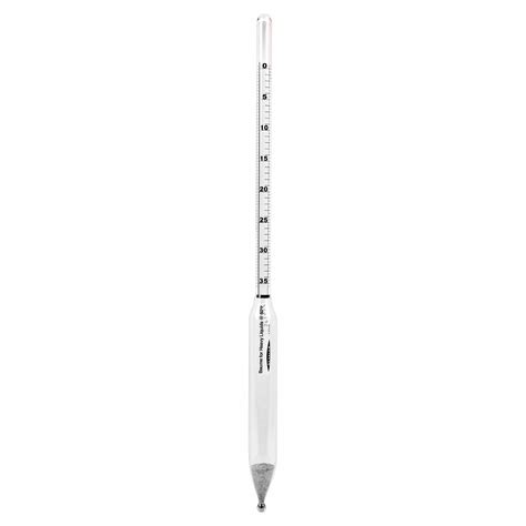 Baume Plain Form 0 35 Specific Gravity Hydrometer 20kl49 6609 10 Grainger