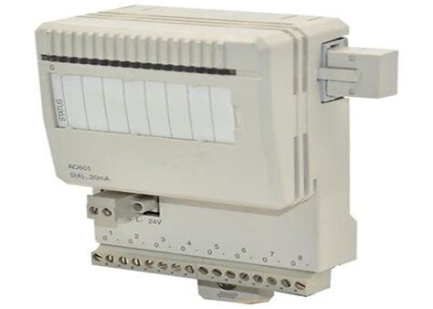 S800 I O Analog Output Module ABB AO801 3BSE020514R1 8 Channel