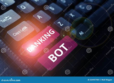 Conceptual Caption Banking Bot Word For Application That Runs