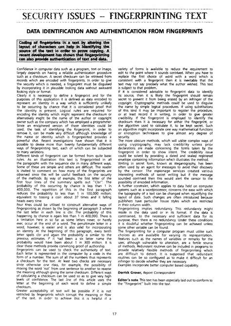 Pdf Data Identification And Authentication From Fingerprints Dokumen Tips