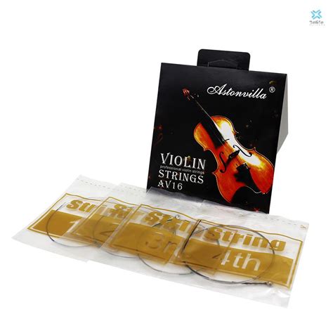 Universal Violin Fiddle String Strings Full Set E A D G Steel Core Universal Violin Fiddle String Strings Full Set E A D G Steel Core