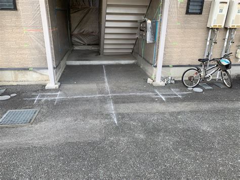 楡木アパート階段柱追加工事 株式会社黒石原建設